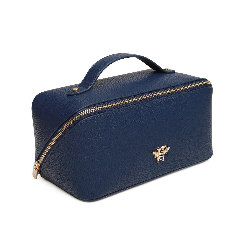 Navy - Mini Train Case – Alice Wheeler London