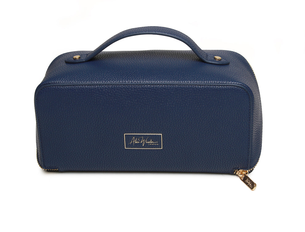 Navy Train Case – Alice Wheeler London