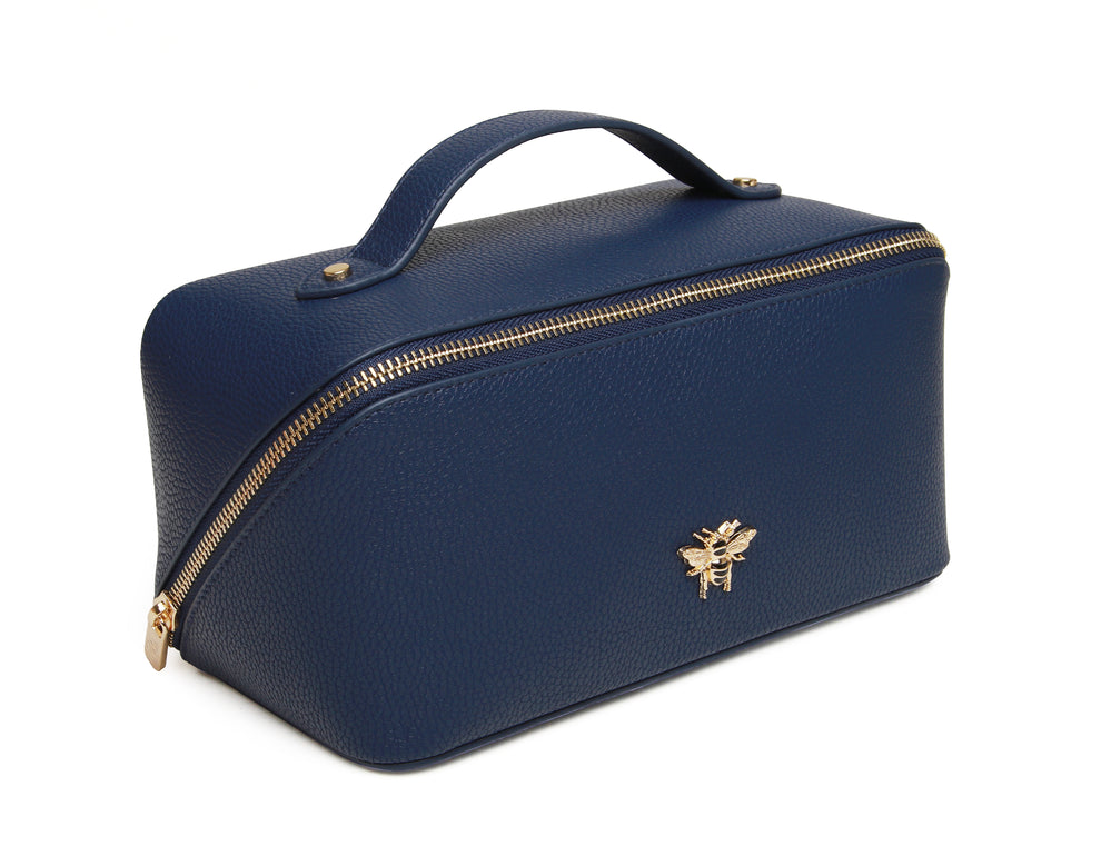 Navy Train Case – Alice Wheeler London